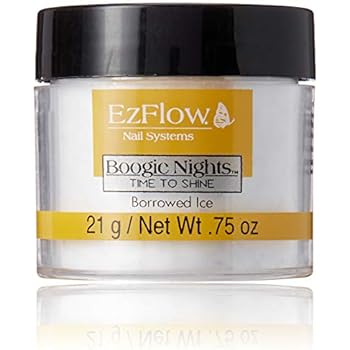 Amazon.com : EZ Flow Time To Shine Glitter False Nails, Borrowed Ice, 0 ...