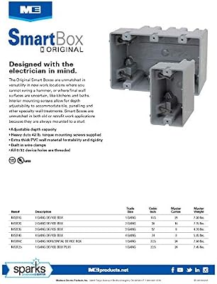 Madison Electric Products MSB1G One Gang Device Box with Depth ...
