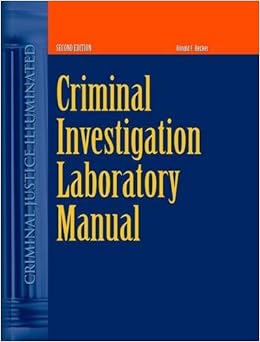 Criminal Investigation Laboratory Manual: 9780763735401: Medicine ...