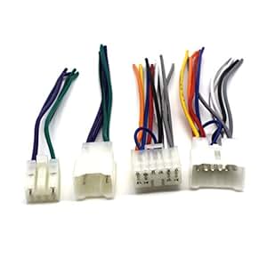 Amazon.com: MOTONG Stereo Wire Harness for 1987-Up Toyota Power/4 ...