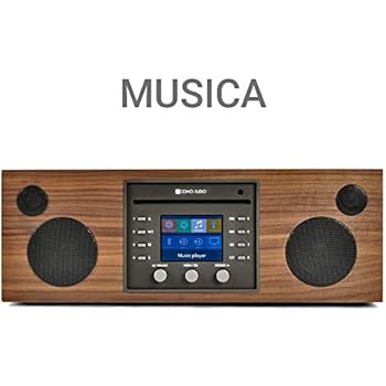 Amazon.com: KEiiD Compact CD/MP3 Player Stereo Wooden Desktop Bluetooth ...