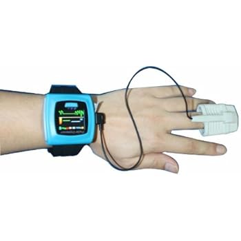 Amazon.com: Contec CMS50F Wrist-worn Pulse Oximeter with Software and ...