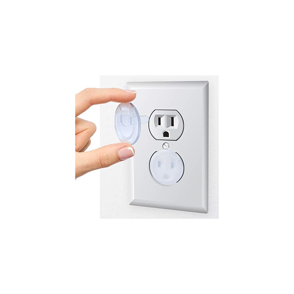 Clear Outlet Covers (36-Pack) Dielectric Plastic Plugs for Electrical ...