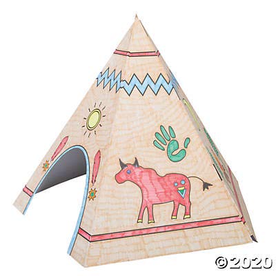 Puppet Making Kit Printable Teepee Craft Native American Day Craft ...