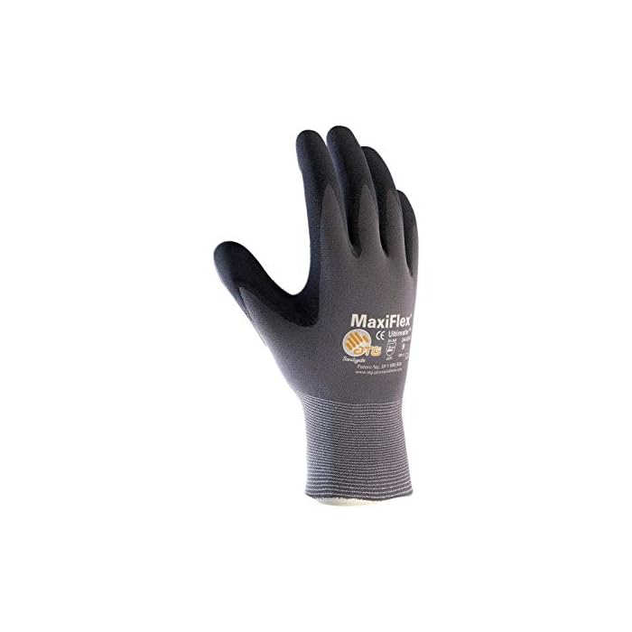 Buy MaxiFlex Ultimate 34-874/XL Seamless Knit Nylon/Lycra Glove with Nitrile Coated Micro-Foam ...