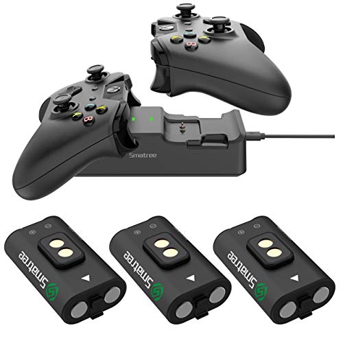 Smatree Rechargeable Battery 3 Packs with Dual Charging Station High ...