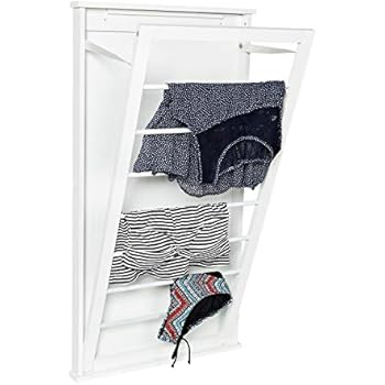 Amazon.com: Madison Fold down Wall mounted Laundry Drying Rack, 42"Hx46 ...