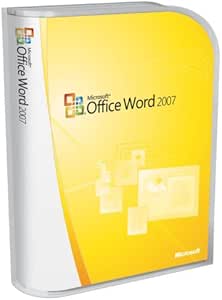 Amazon.com: Microsoft Word 2007 Old Version