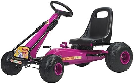 Purple Racing Team Go Kart by Other: Amazon.co.uk: Toys & Games