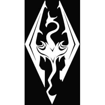 Amazon.com: Skyrim Imperial Symbol Logo Die Cut Vinyl Decal Sticker ...