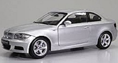 Kyosho 1/18 2007 BMW 1 Series 135i Coupe E82 - Silver - Want It All