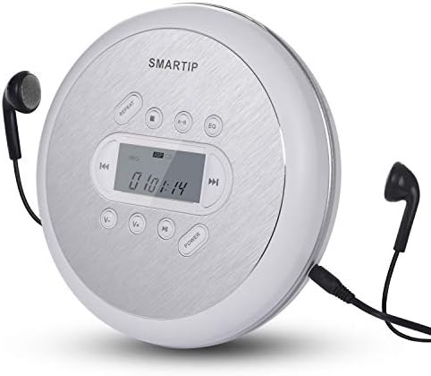 Portable CD Player Personal Compact Disc Player with LCD Display Stereo ...