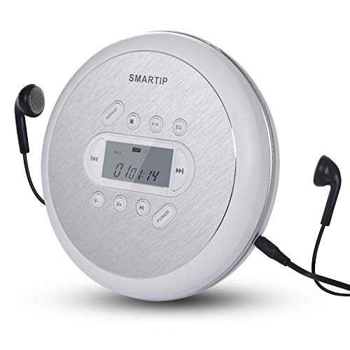 Portable CD Player Personal Compact Disc Player with LCD Display Stereo ...