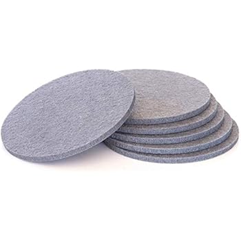 Amazon.com: Comfortena Absorbent Felt Coaster Inserts Set of 6 (Pearl ...