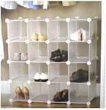 Shoe Rack Organiser 9 Plastic Drawer Shoe Storage Box Clear Stackable ...