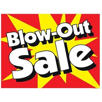 Amazon.com : P45214 Horizontal Posters"Blow-Out Sale" Furniture and ...
