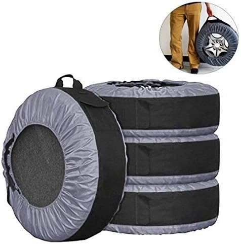 Lanyifang 4pcs Tire Storage Cover Spare Tyre Tote Bag Wheel Protection ...