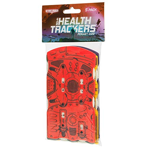 5-Pack Sci-Fi Pocket Health Trackers - Space Alien, Retro Tabletop RPG ...