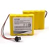 (2-Pack) 4.8V 700mAh Ni-CD Battery Pack, AA700mAH Replacement for 1/18 ...