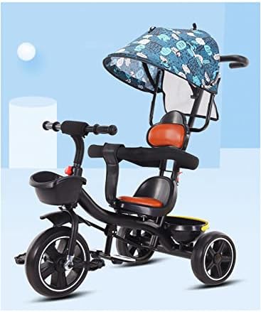 GT-Wheel Kids Ride On Push Cycle with Pushing Bar Children's Tricycle ...