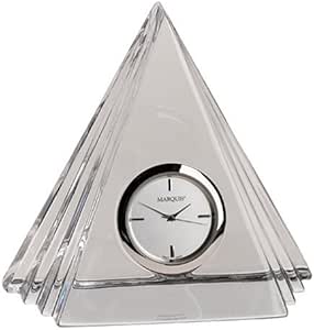 Amazon.com: Marquis by Waterford Pyramid Clock: Shelf Clocks: Kitchen ...