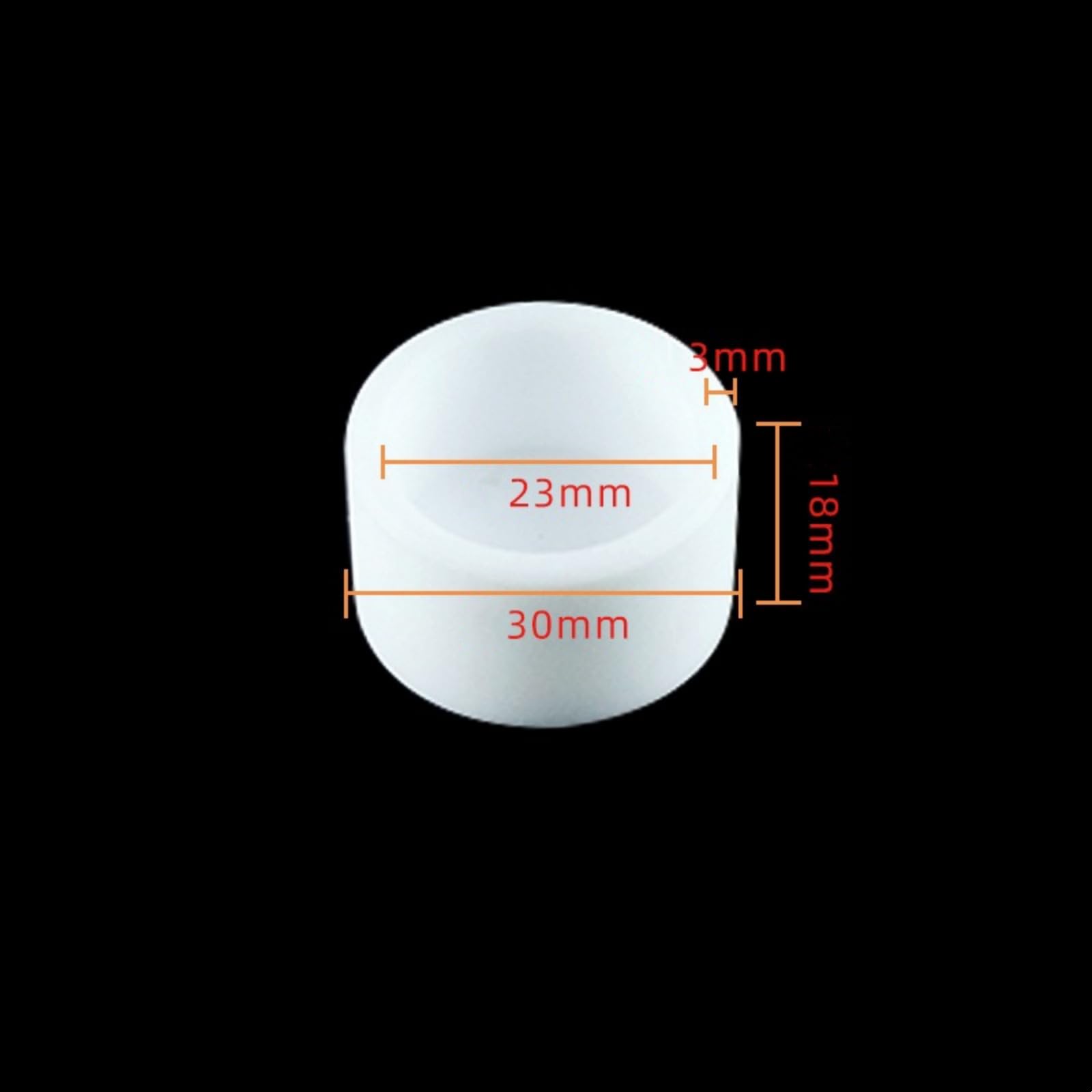 QiMan PTFE Round Evaporating Dish Teflon Flat Bottom Evaporation Dish ...
