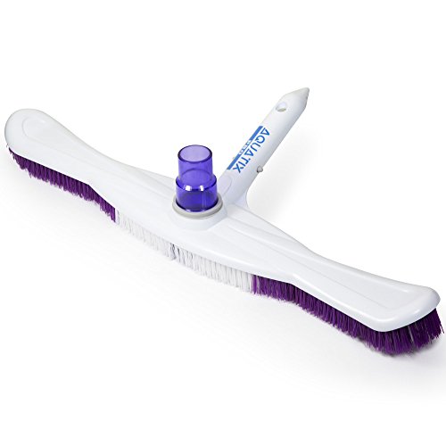 Pool Brush with Vacuum Head Premium 20" Two in One Model by Aquatix Pro ...