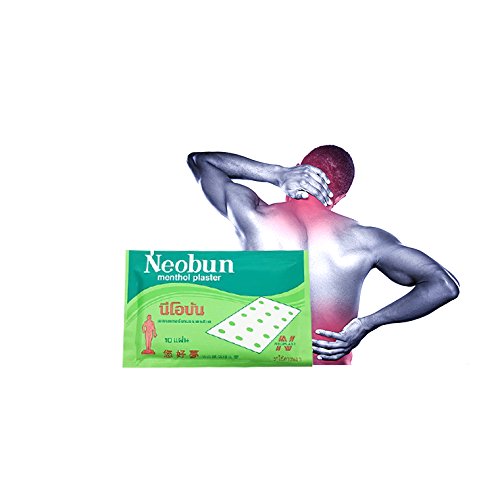 Neobun Menthol Plaster Medicated Plaster From Thailand Pain Relieving ...