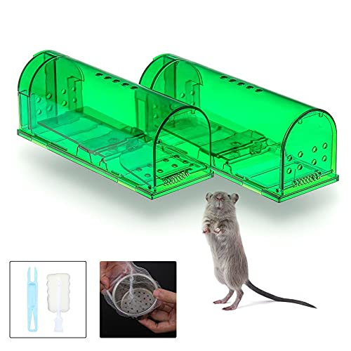 Mouse Trap, SUNNGROWNN Humane Mouse Trap Smart No Kill Mouse Trap Catch ...