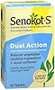 Senokot-S Natural Vegetable Laxative Ingredient Plus Stool Softener ...