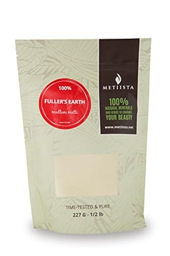 100% pure Fuller's Earth Clay (Multani Mitti) (1/2LB)-NEW RESEALABLE ...