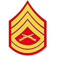 Amazon.com - USMC Rank GySgt Gunnery Sergeant Sticker (Logo Insignia ...