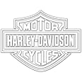 Amazon.com: Harley-Davidson Logo Cutz Rear Window Decal : Harley ...