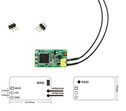 FrSky XM Plus Mini Receiver up to 16CH 1.6g Full Range fit for Micro ...