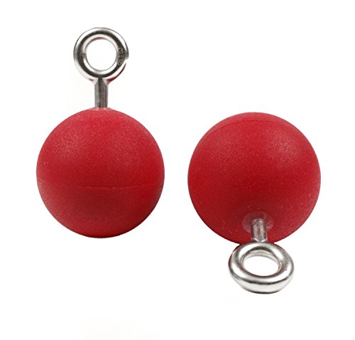 Atomik Climbing 3.5 inch Hanging Ninja Balls in Red for Grip - Want It All