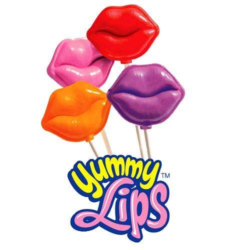 Amazon.com : Yummy Lix Gourmet Yummy Lips Lollipops, Pack of 40 ...