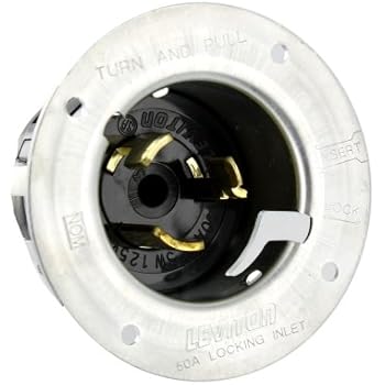 Cooper Wiring Devices CS6365 Plug 50A 125/250V 3P4W H/L Armored ...