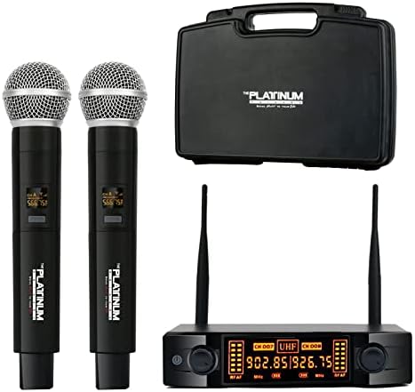 The Platinum Wireless Microphone System, Metal Professional Dual ...