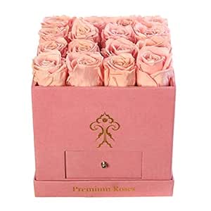 Amazon.com : Premium Roses| Real Roses That Last a Year | Fresh Flowers ...