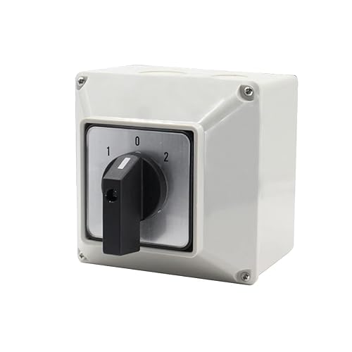 Universal Changeover Selector Switch, with Installation Waterproof Box ...