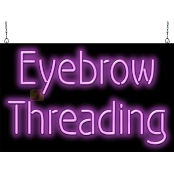 Eyebrow Waxing with Eyebrows Neon Sign - - Amazon.com