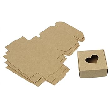 Amazon.com: 30 Pack Small Kraft Brown Gift Box (3x3x1 Inches): Arts ...