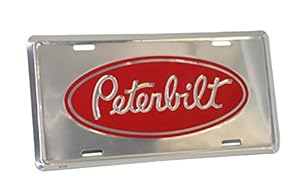 Amazon.com: Peterbilt Motors Trucking Company Deluxe License Plate ...