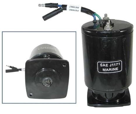 12VDC 6500 RPM Mercury Marine Trim Motor Motor is MZarked SAE Standard ...