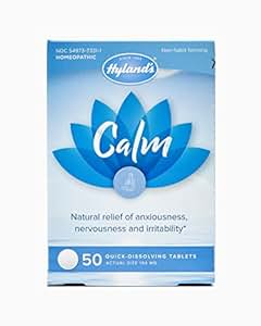 Amazon.com: Hyland's Calm Tablets, Anxiety and Stress Relief Supplement ...