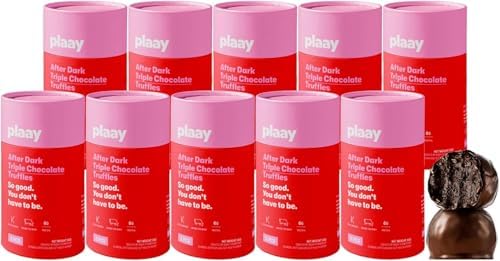 Plaay Triple Chocolate Truffles | Premium Quality 71% Dark Chocolate ...