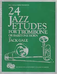 Amazon.com: 24 Jazz Etudes for Trombone or Baritone Horn by Jack Gale ...