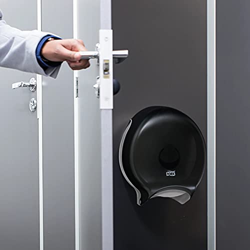 Tork Jumbo Toilet Paper Roll Dispenser Smoke T22, High Capacity, 66TR ...