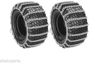 5572 Rotary Set of 2 26X12x12 Tractor Tire Chains 2 Link Spacing /# ...