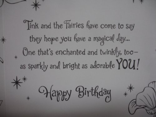 Disney Fairies "Birthday Card & Envelope"